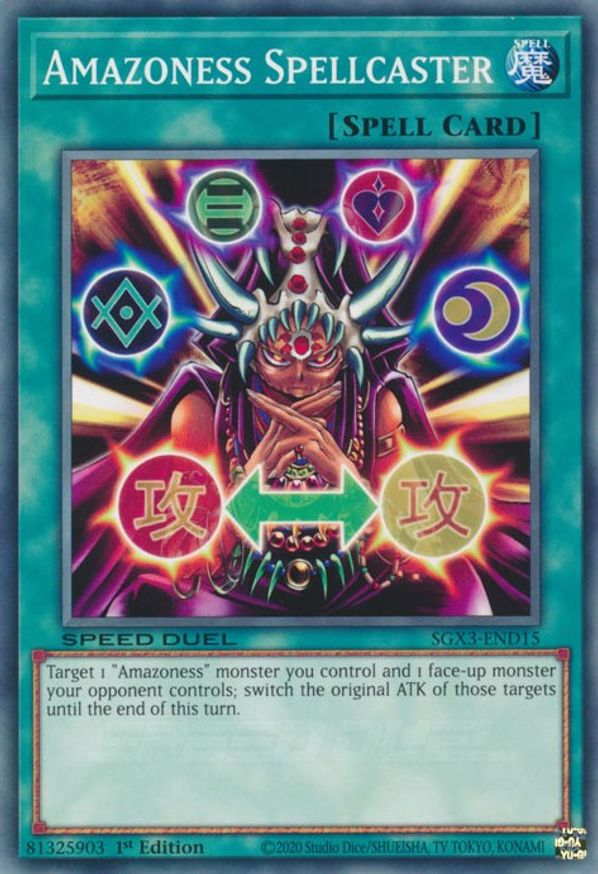 Amazoness Spellcaster - Speed Duel GX: Duelists of Shadows - YuGiOh