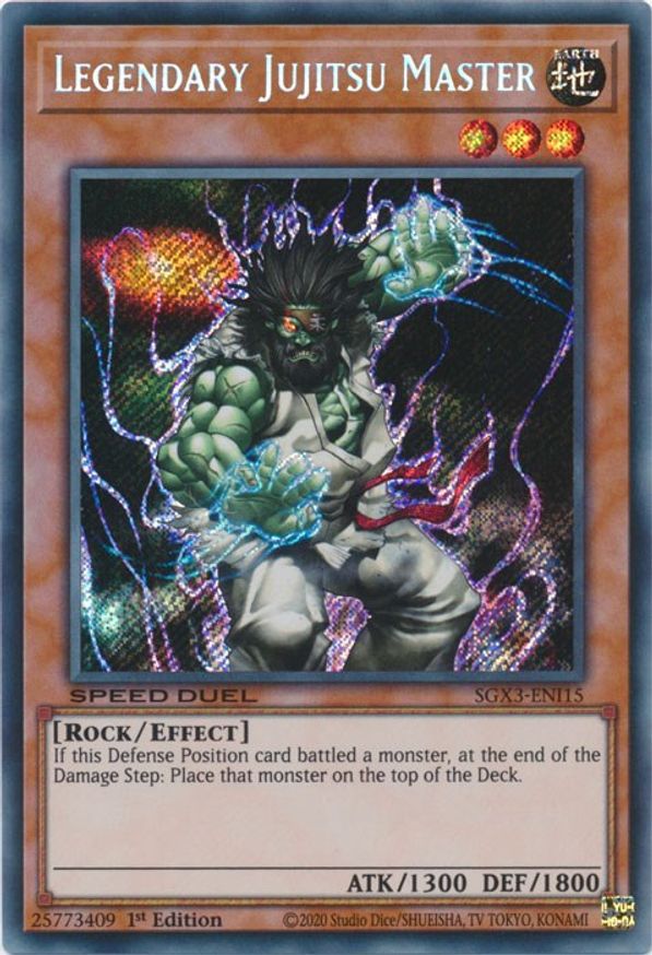 Legendary Jujitsu Master (Secret Rare) - Speed Duel GX: Duelists of Shadows - YuGiOh
