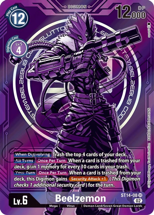 Beelzemon - ST14-08 (Alternate Art) - Starter Deck 14: Beelzemon ... Beelzemon - ST14-08 (Alternate Art) - Starter Deck 14: Beelzemon ...