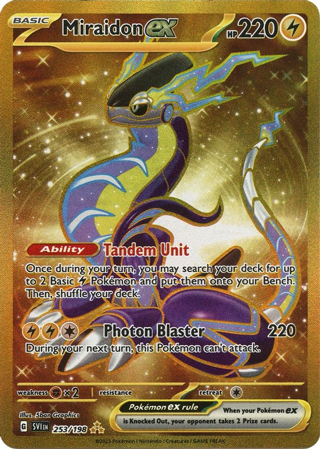 Miraidon ex - 253/198 - SV01: Scarlet & Violet Base Set - Pokemon