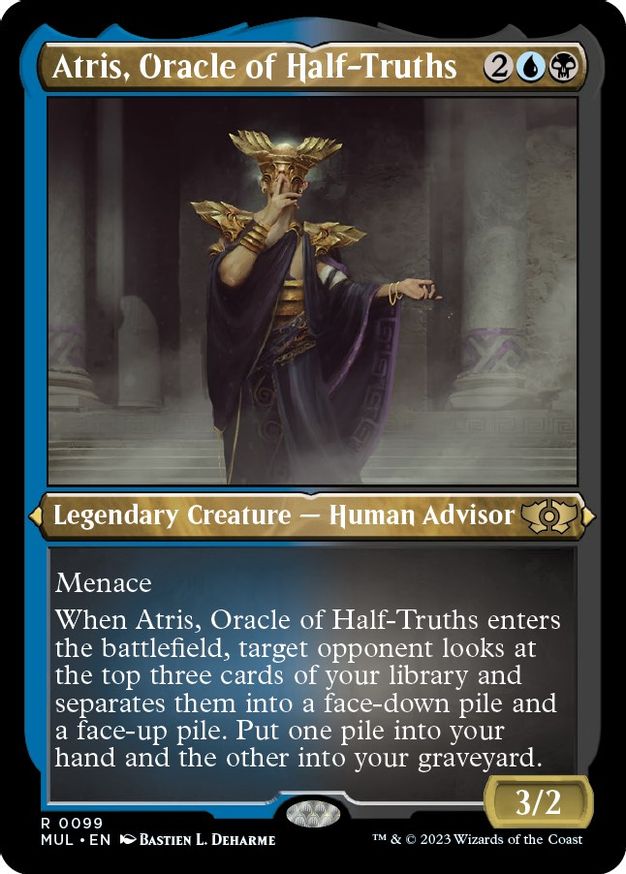 Atris, Oracle of Half-Truths (Foil Etched) - March of the Machine ...