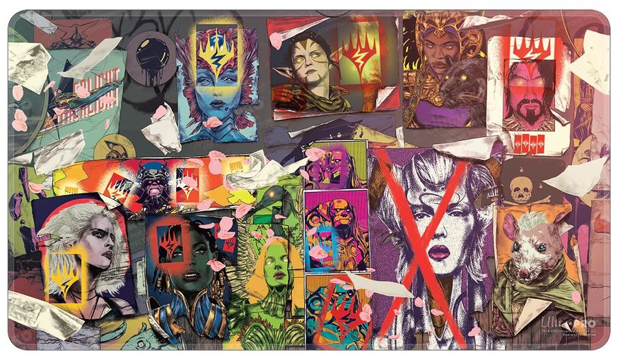 March of the Machine "Boneface" Art Standard Gaming Playmat for Magic ...