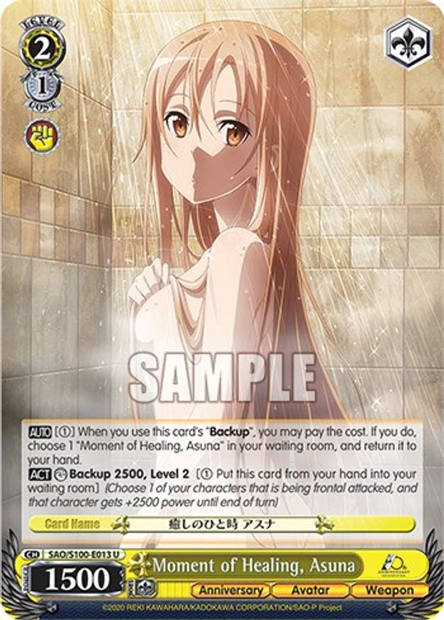Moment of Healing, Asuna - Sword Art Online Animation 10th Anniversary ...
