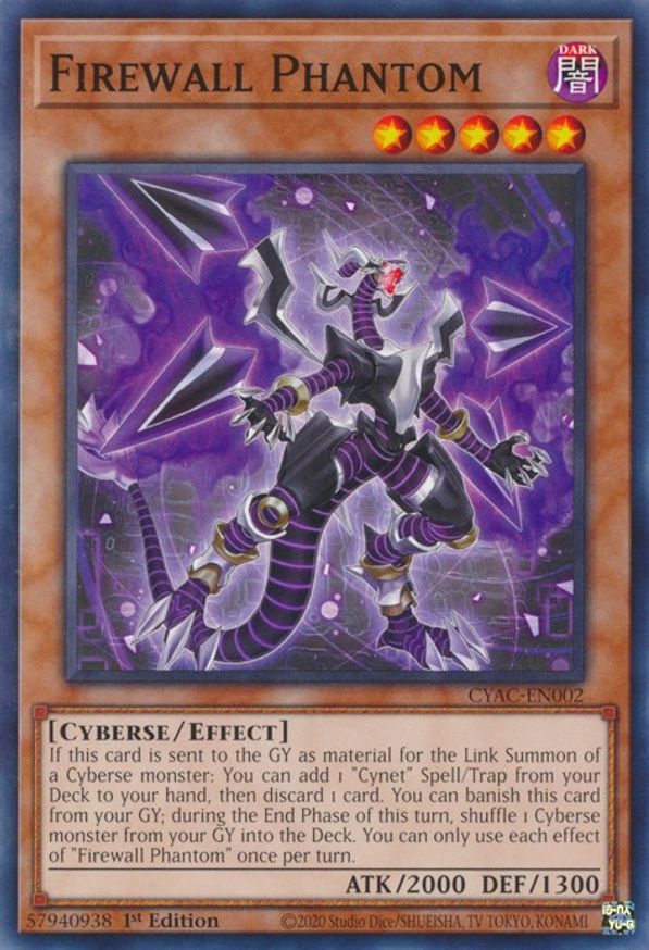 Firewall Phantom - Cyberstorm Access - YuGiOh