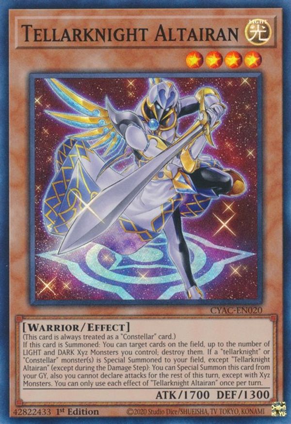 Tellarknight Altairan - Cyberstorm Access - YuGiOh