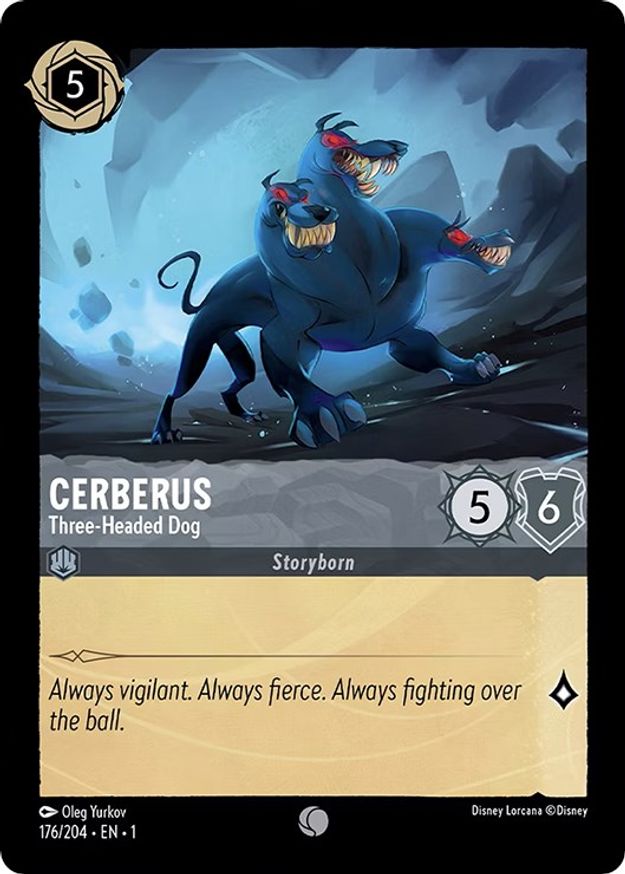 Cerberus - Three-Headed Dog - The First Chapter - Disney Lorcana