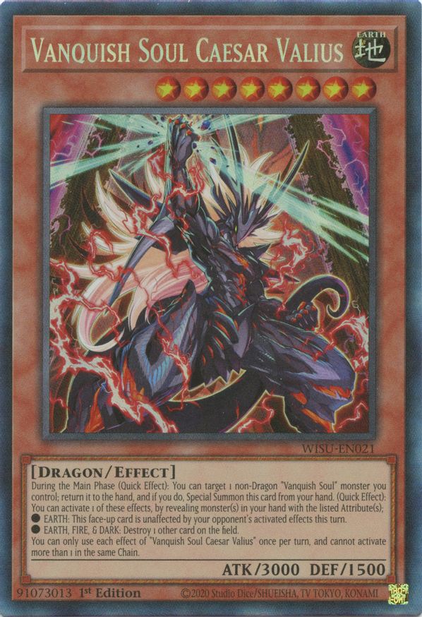 Vanquish Soul Caesar Valius (CR) - Wild Survivors - YuGiOh