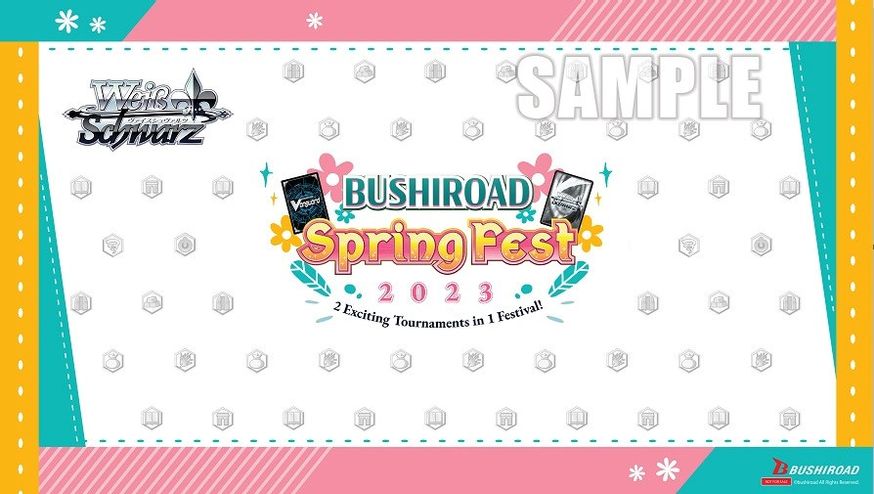 Bushiroad Spring Fest 2023 Exclusive Playmat: Weiss Schwarz - Bushiroad ...