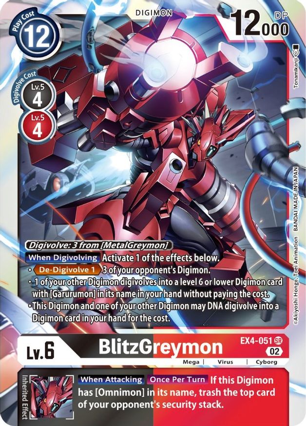 BlitzGreymon - Alternative Being Booster - Digimon Card Game