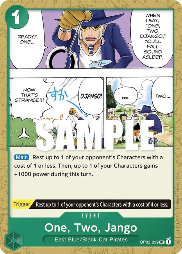 One, Two, Jango - Pillars of Strength - One Piece Card Game