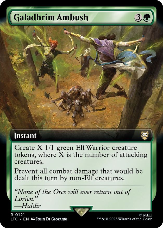 Galadhrim Ambush (Extended Art) - Commander: The Lord of the Rings ...