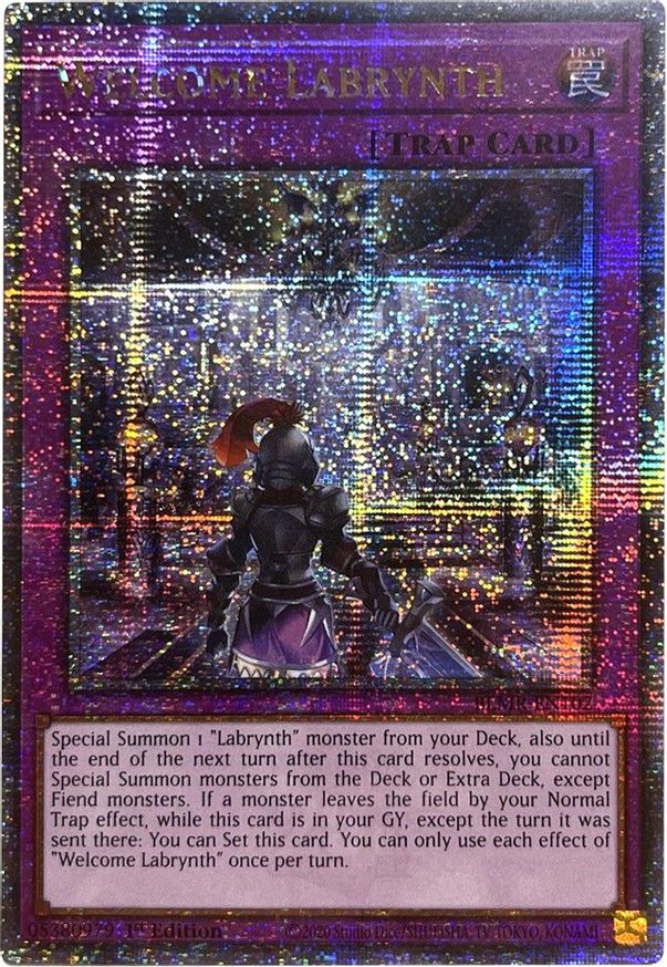 Welcome Labrynth (Quarter Century Secret Rare) - Battles of Legend: Monstrous Revenge - YuGiOh