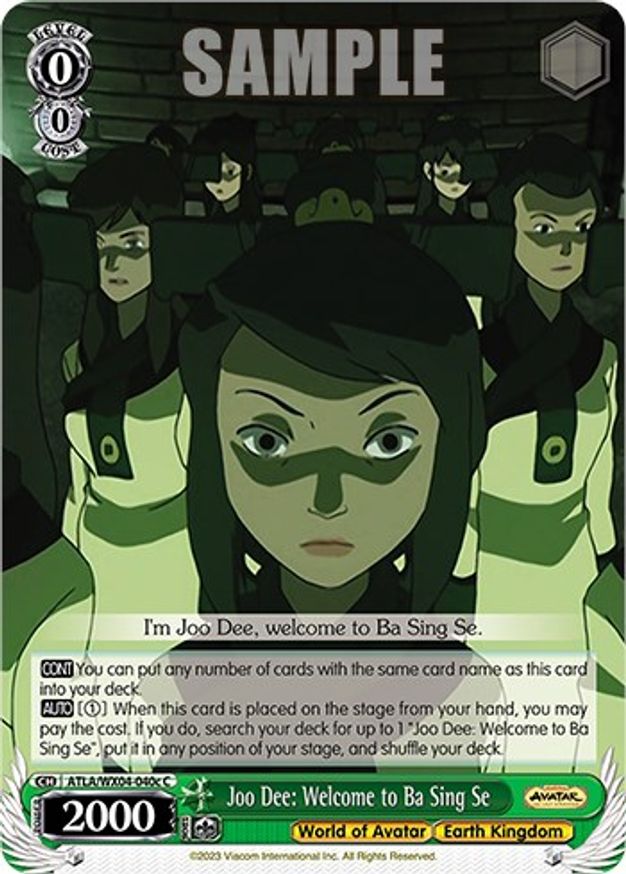 Joo Dee: Welcome to Ba Sing Se (c) - Avatar: The Last Airbender - Weiss ...