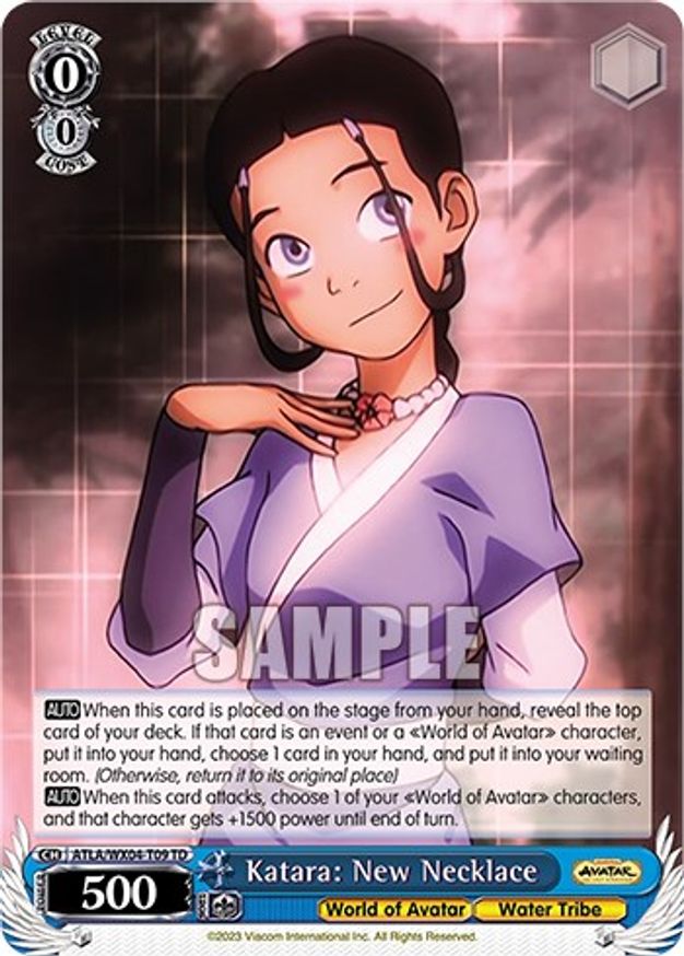 Katara: New Necklace - Avatar: The Last Airbender - Weiss Schwarz