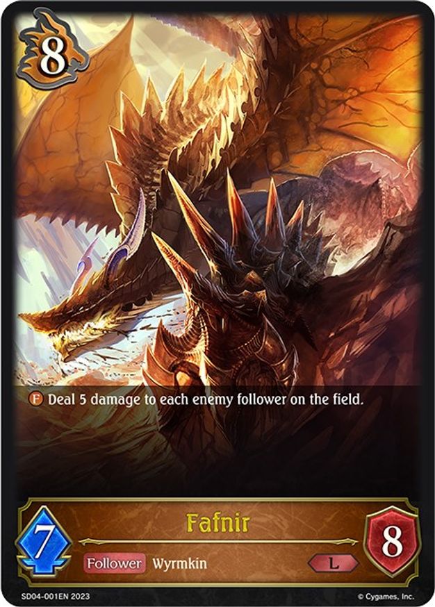 Fafnir - SD04: Wrath of the Greatwyrm - Shadowverse: Evolve
