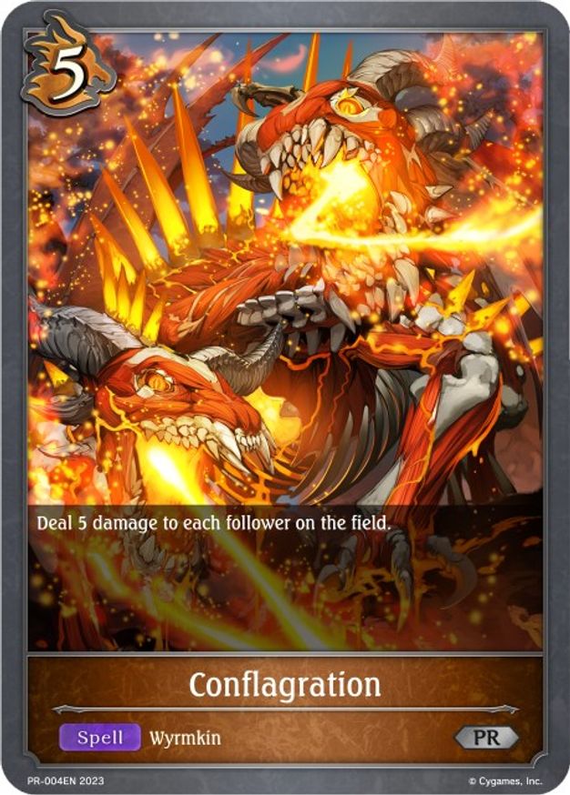 Conflagration - Shadowverse: Evolve Promo Cards - Shadowverse: Evolve