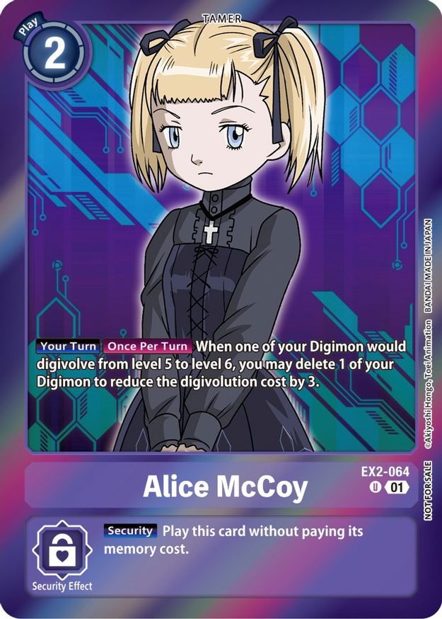 Alice McCoy (Event Pack 5) - Digital Hazard - Digimon Card Game