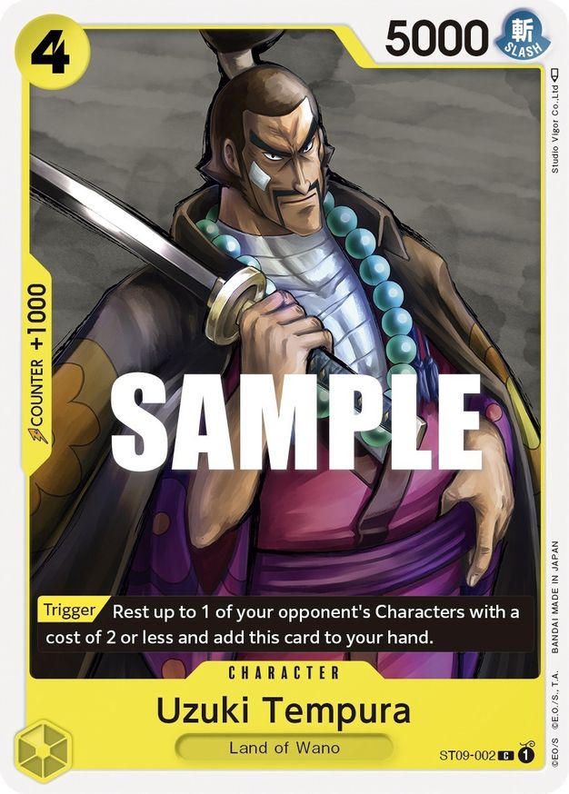 Uzuki Tempura Starter Deck 9 Yamato One Piece Card Game Uzuki Tempura Starter Deck 9 Yamato One Piece Card Game