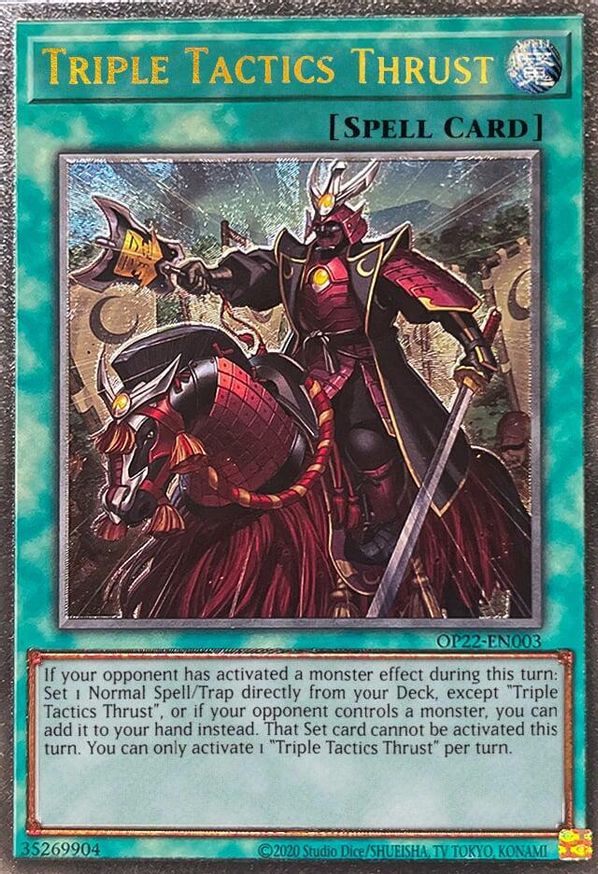 Triple Tactics Thrust (UTR) - OTS Tournament Pack 22 - YuGiOh