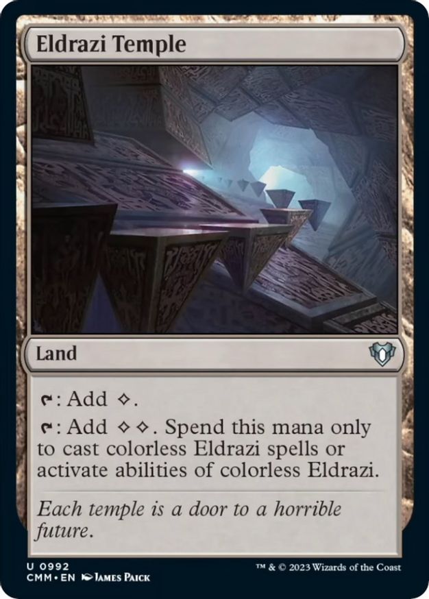 Eldrazi Temple - Commander Masters - Magic: The Gathering