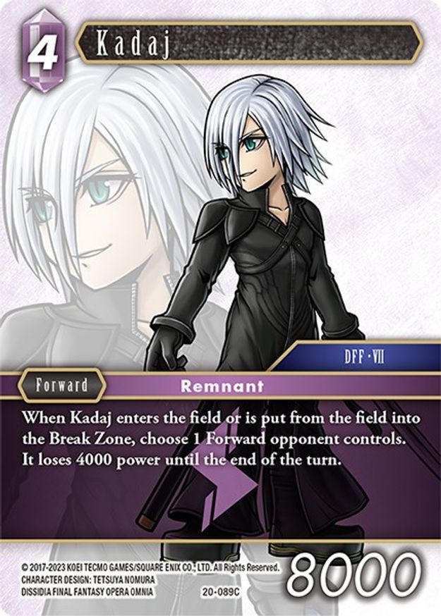 Kadaj - Dawn of Heroes - Final Fantasy TCG