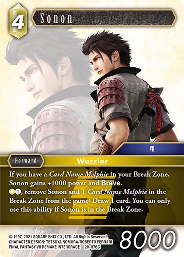 Sonon - Dawn of Heroes - Final Fantasy TCG