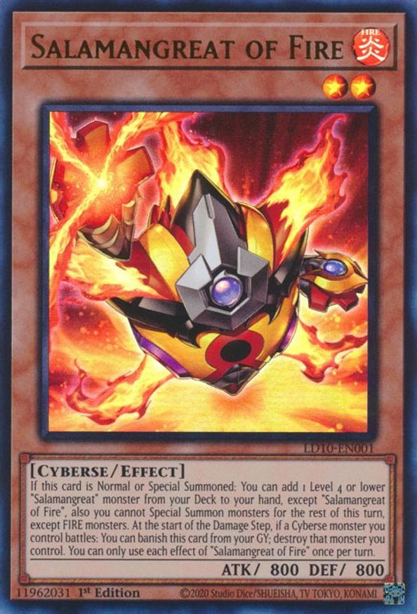 Salamangreat of Fire - Legendary Duelists: Soulburning Volcano - YuGiOh