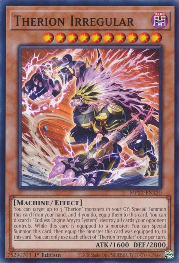 Therion Irregular - 25th Anniversary Tin: Dueling Heroes Mega Pack - YuGiOh