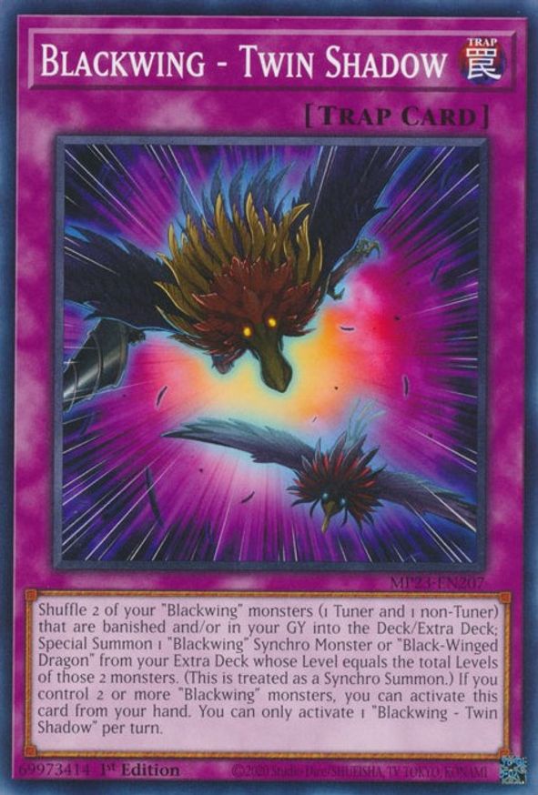 Blackwing - Twin Shadow - 25th Anniversary Tin: Dueling Heroes Mega ...