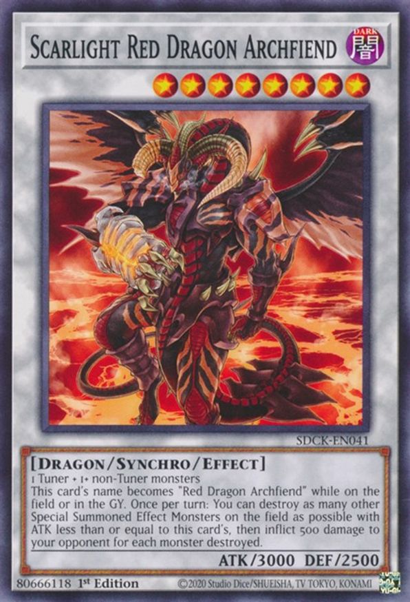 Scarlight Red Dragon Archfiend - Structure Deck: The Crimson King - YuGiOh