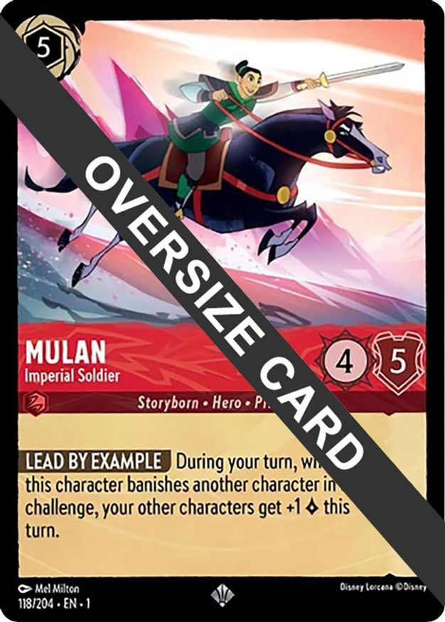 Mulan - Imperial Soldier (Oversized) - The First Chapter - Disney Lorcana