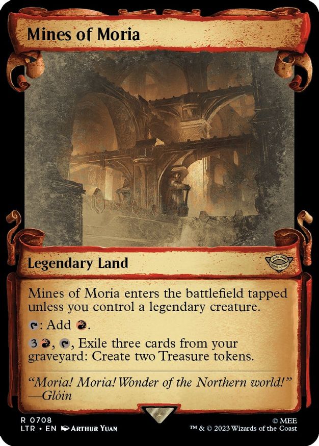 Mines of Moria (Showcase Scrolls) - Universes Beyond: The Lord of the ...