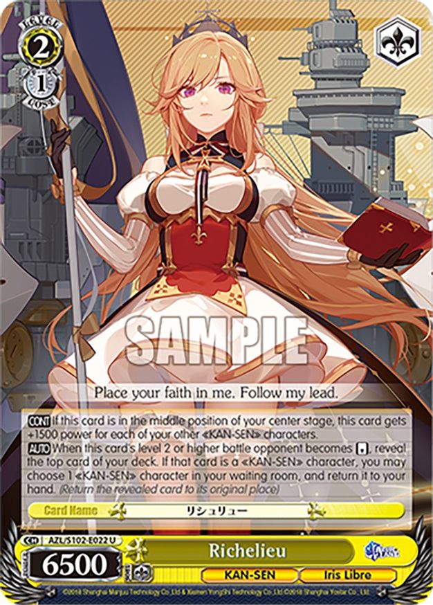 Richelieu - Azur Lane - Weiss Schwarz