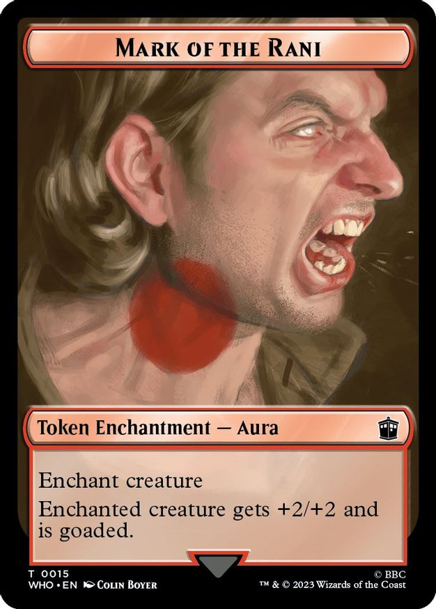 Mark of the Rani // Cyberman Double-Sided Token - Universes Beyond ...