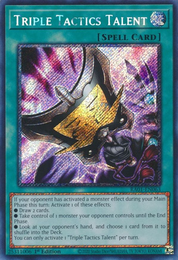 Triple Tactics Talent (Platinum Secret Rare) - 25th Anniversary Rarity ...