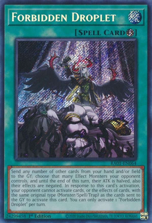 Forbidden Droplet (Secret Rare) - 25th Anniversary Rarity Collection ...