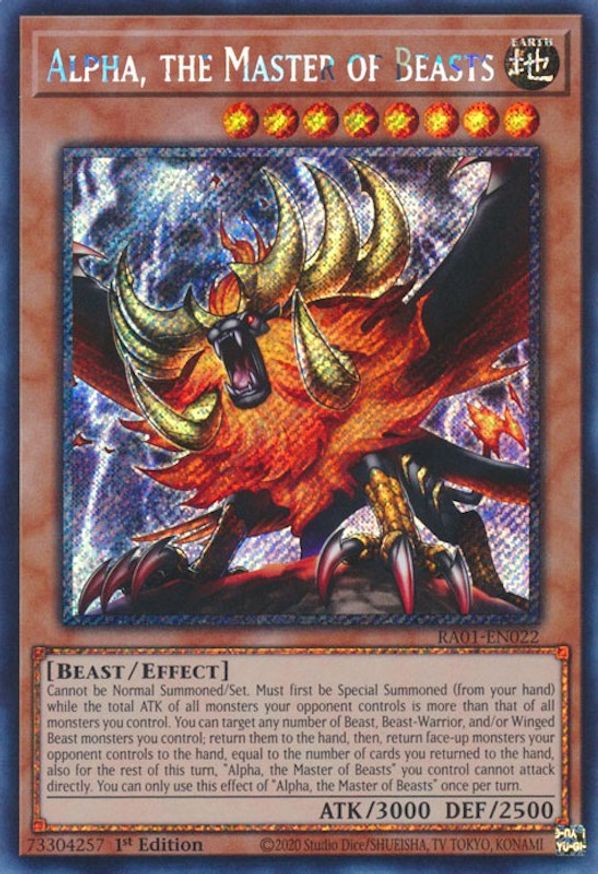 Alpha, the Master of Beasts (Platinum Secret Rare) - 25th Anniversary ...