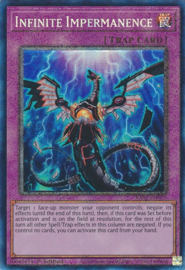 Infinite Impermanence (PCR) - 25th Anniversary Rarity Collection - YuGiOh