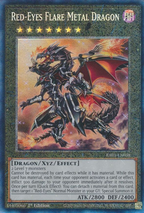 Red-Eyes Flare Metal Dragon (PCR) - 25th Anniversary Rarity Collection ...
