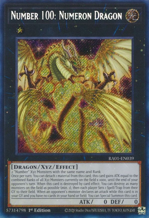 Number 100: Numeron Dragon (Secret Rare) - 25th Anniversary Rarity Collection - YuGiOh