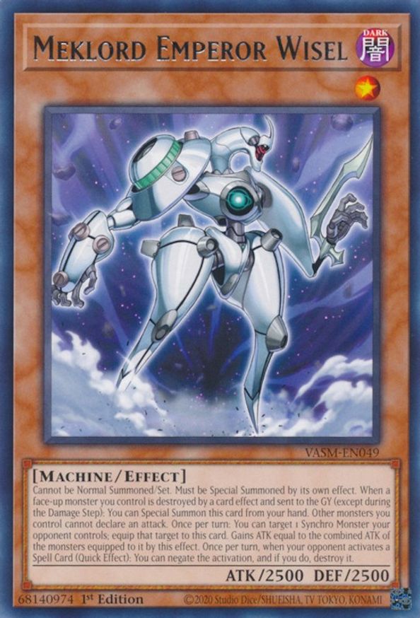 Meklord Emperor Wisel - Valiant Smashers - YuGiOh