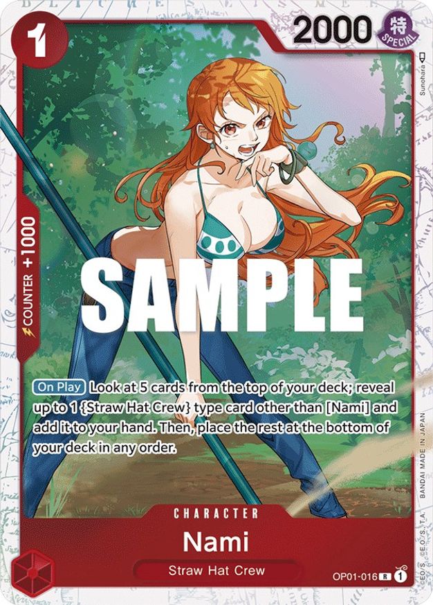 Nami - OP01-016 (Ultra Deck: The Three Captains) - One Piece Promotion Cards - One Piece Card Game