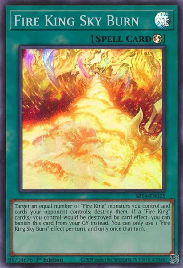 Fire King Sky Burn - Structure Deck: Fire Kings - YuGiOh - TCGplayer.com