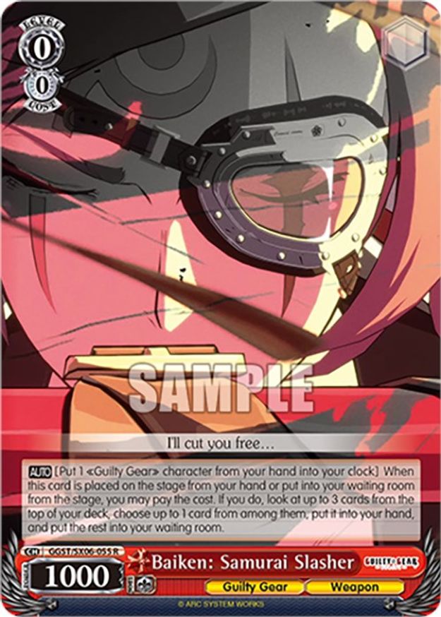 Baiken: Samurai Slasher - Guilty Gear -Strive- - Weiss Schwarz