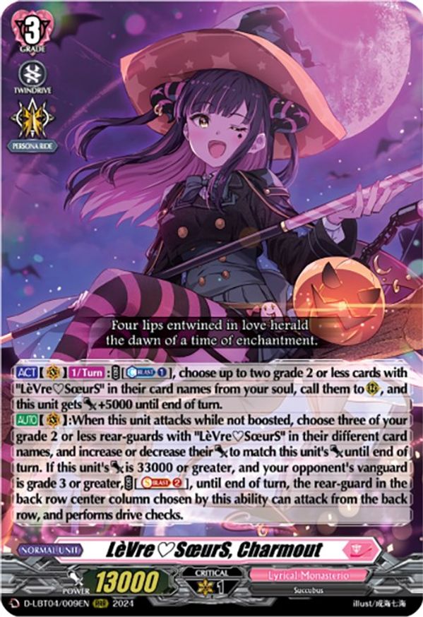 LeVreSoeurS, Charmout - D-LBT04: Lyrical Monasterio ~Trick or Trick!~ - Cardfight Vanguard