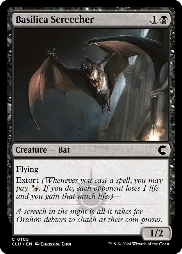 Basilica Screecher - Ravnica: Clue Edition - Magic: The Gathering