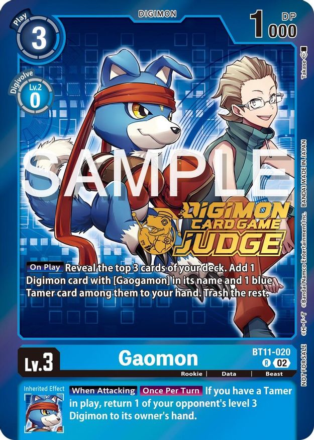 Gaomon (Judge Pack 5) - Dimensional Phase - Digimon Card Game