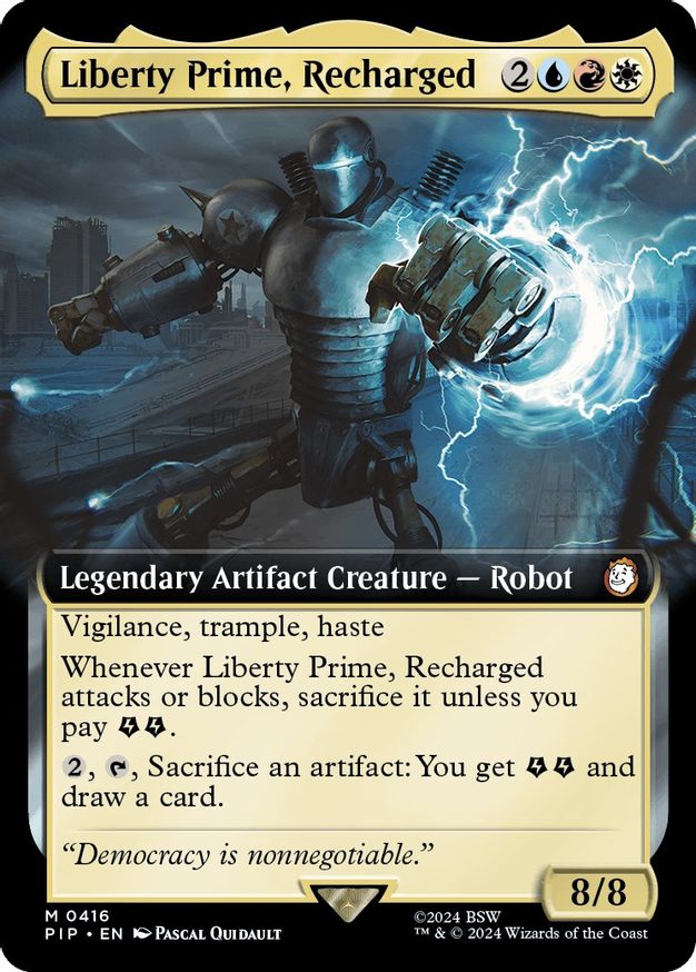 Liberty Prime, Recharged (Extended Art) - Universes Beyond: Fallout ...
