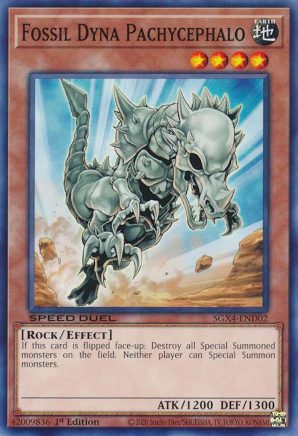 Fossil Dyna Pachycephalo - Speed Duel GX: Midterm Destruction - YuGiOh