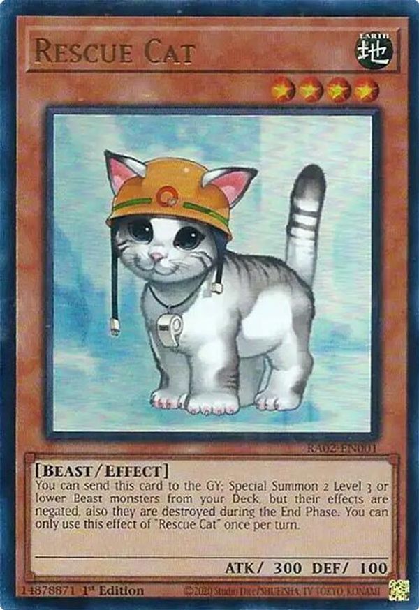 Rescue Cat (UR) - 25th Anniversary Rarity Collection II - YuGiOh